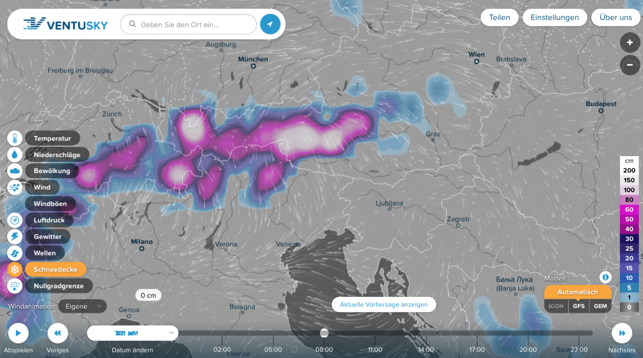 Ventusky: Verfolgen Sie das meteorologische Geschehen – Einkauf und ...